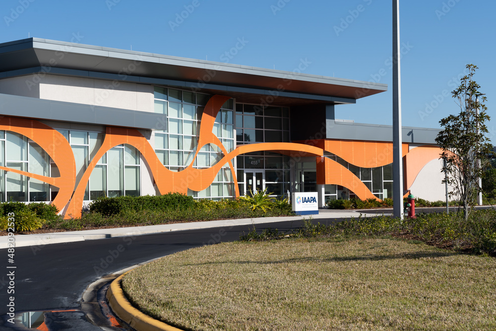 Orlando, FL, USA - January 20, 2022: IAAPA headquarters in Orlando, FL ...