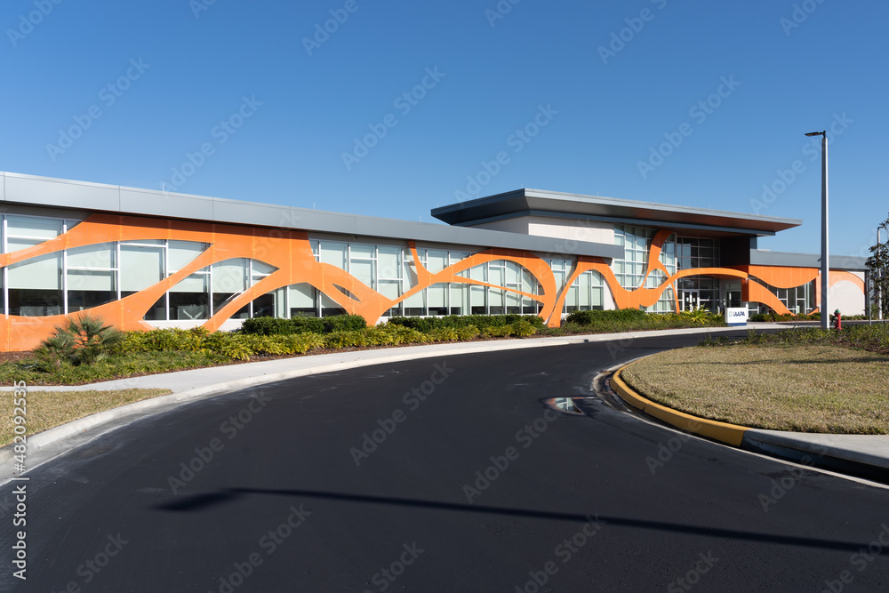 Orlando, FL, USA - January 20, 2022: IAAPA headquarters in Orlando, FL ...