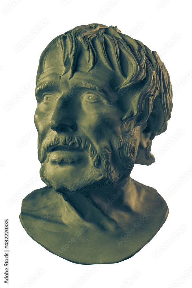 Bronze color gypsum copy of ancient statue of Lucius Seneca head for ...