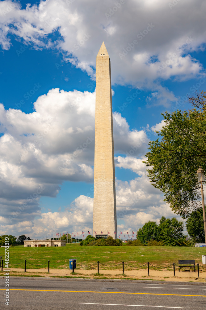 The Washington Monument is an obelisk on the National Mall in ...