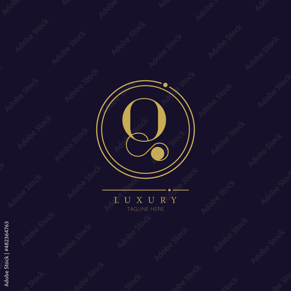 Unique modern Q Letter Business Logo Design Alphabet Icon Vector Symbol ...