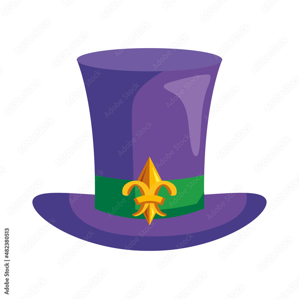 Mardi Gras Hat Vector