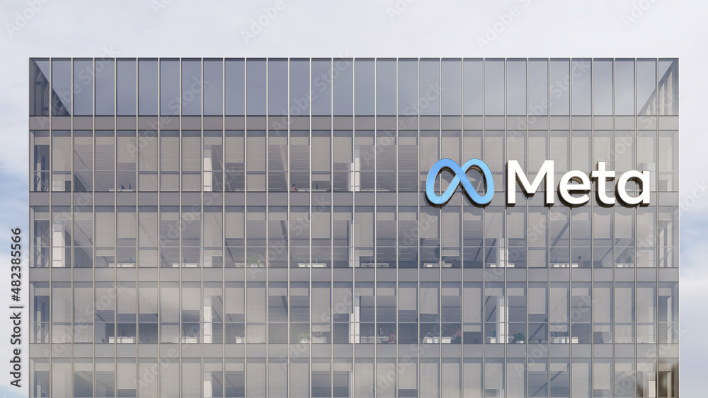 Menlo Park, California, USA. January 9, 2022. Editorial Use Only, 3D ...