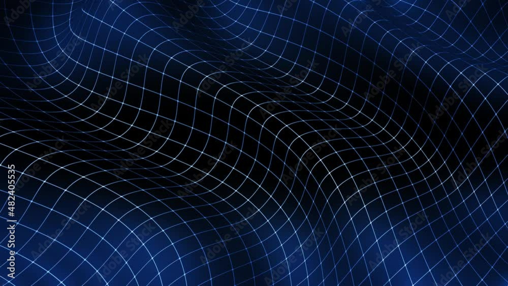 Arcade grid net lines, background animation. VJing motion graphics ...