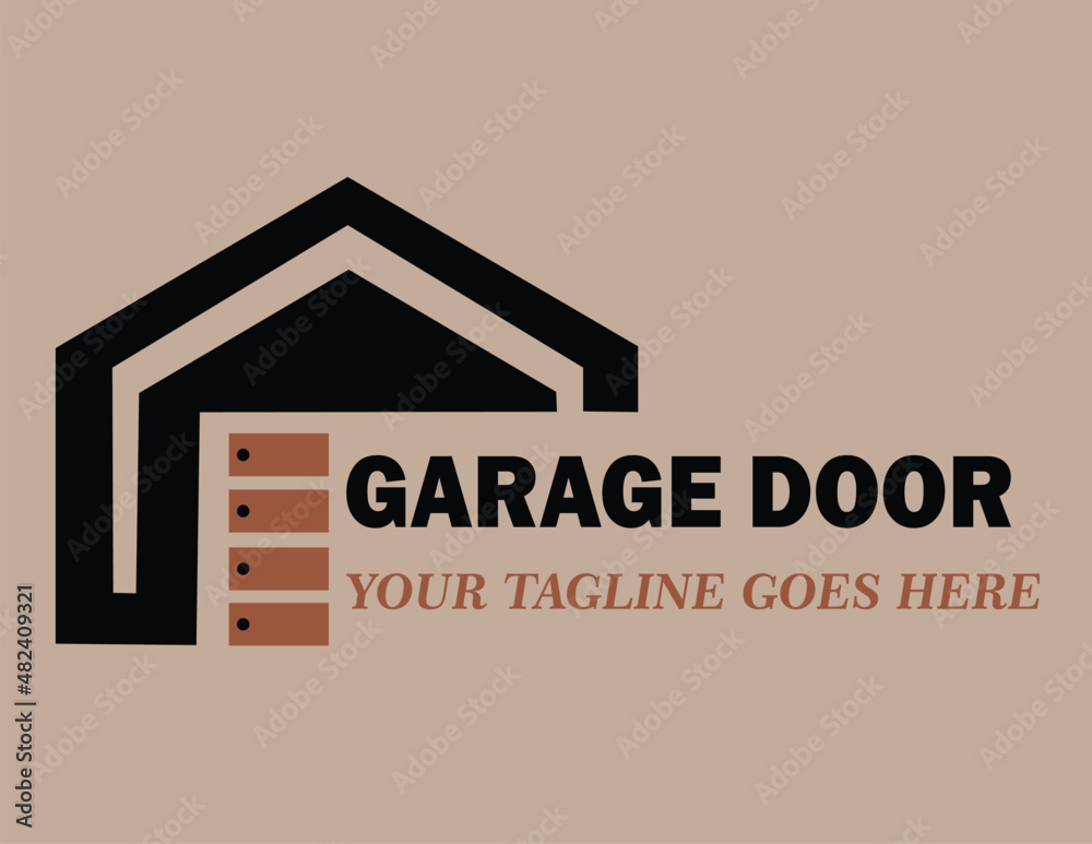 garage building logo design vector inspiration Stock Vector | Adobe Stock