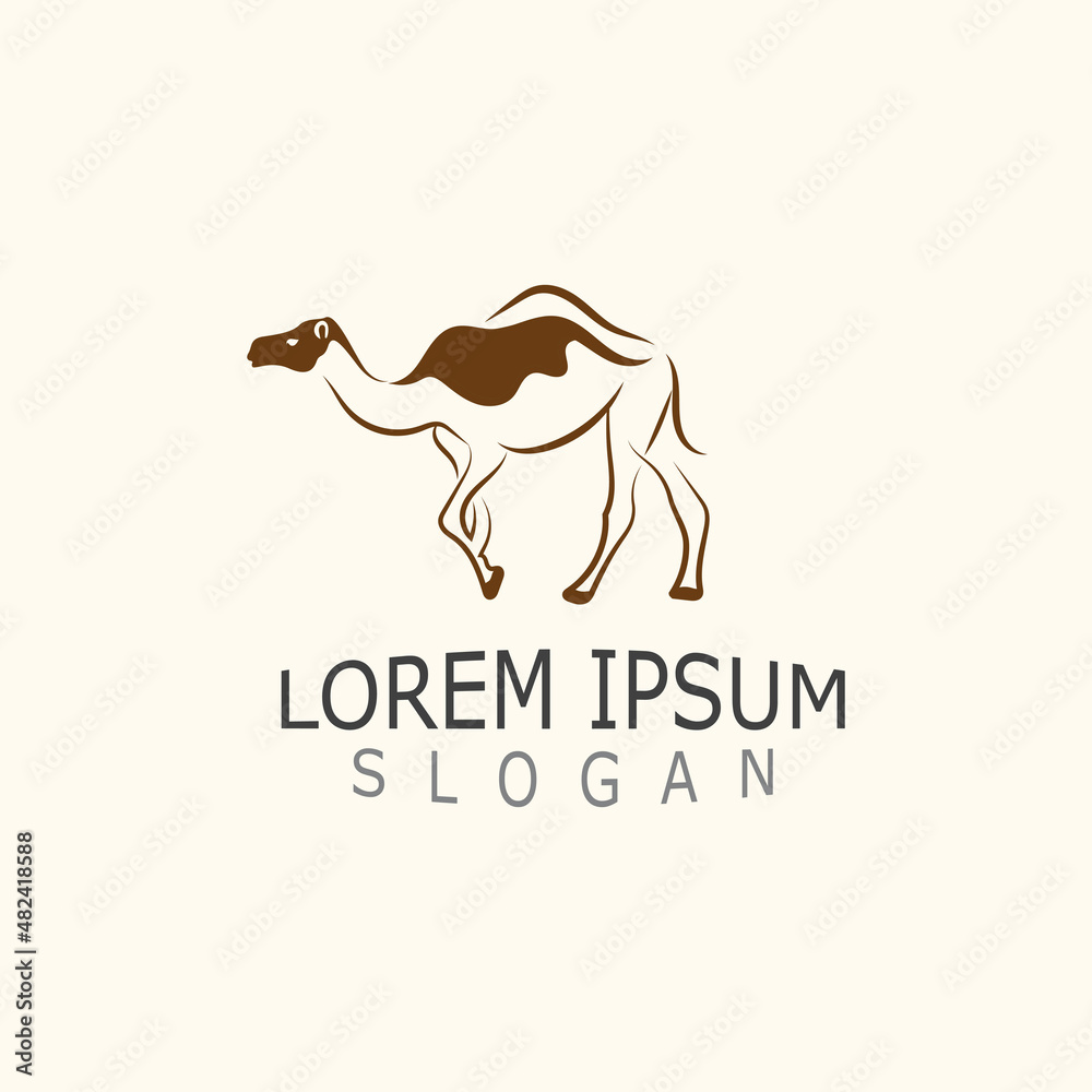 Vector Camel icons and logo design elements labels template vintage ...