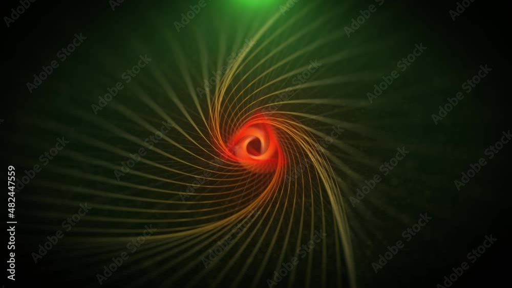 Abstract Swirling Spiral Tunnel Light Background Loop/ 4k animation of a beautiful wallpaper ...