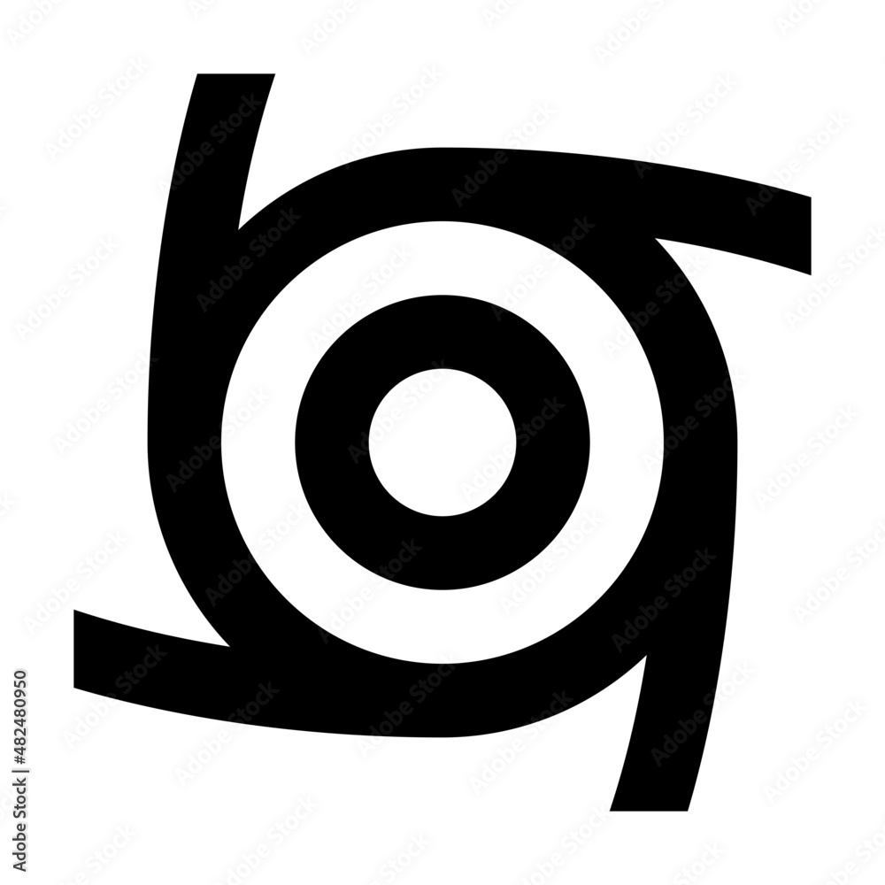 Cyclone Icon Stock Vector | Adobe Stock