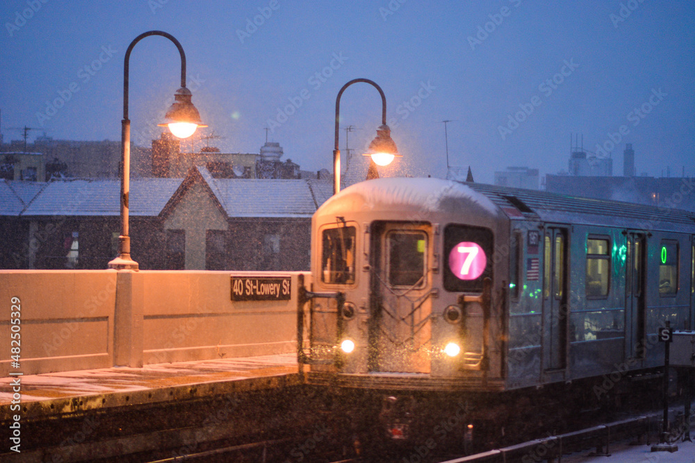 Subway Train Station Outside