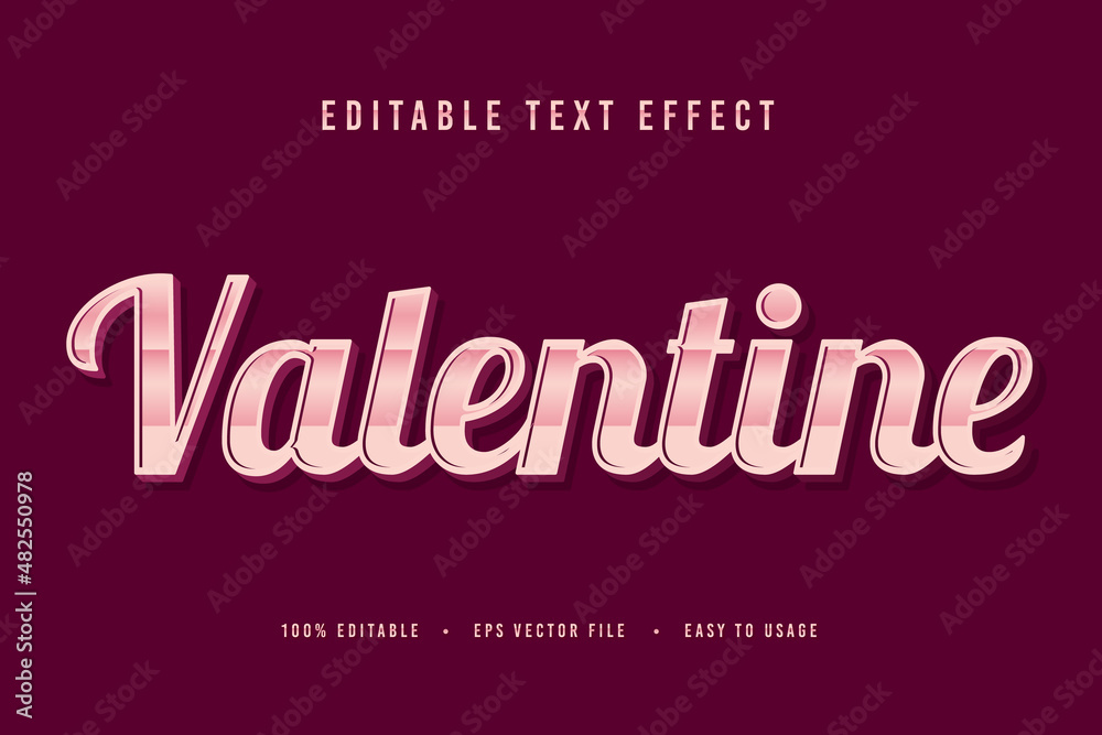 decorative valentine Font and Alphabet vector Stock Vector | Adobe Stock
