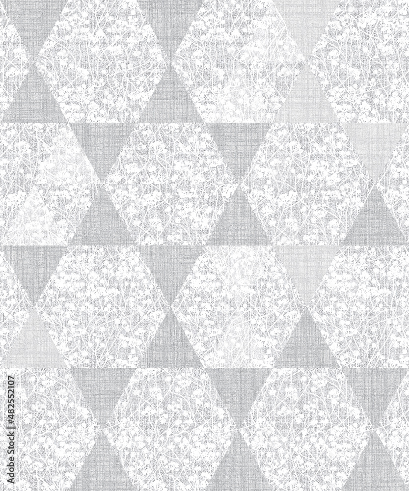 Seamless triangle, pyramid, shape design, textile design, textile ...