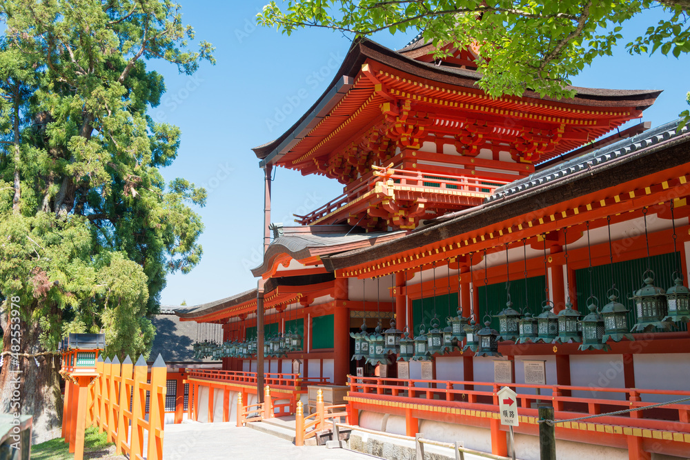 Fotka „Nara, Japan - Mar 23 2019 - Kasuga Taisha Shrine (Kasuga Grand ...