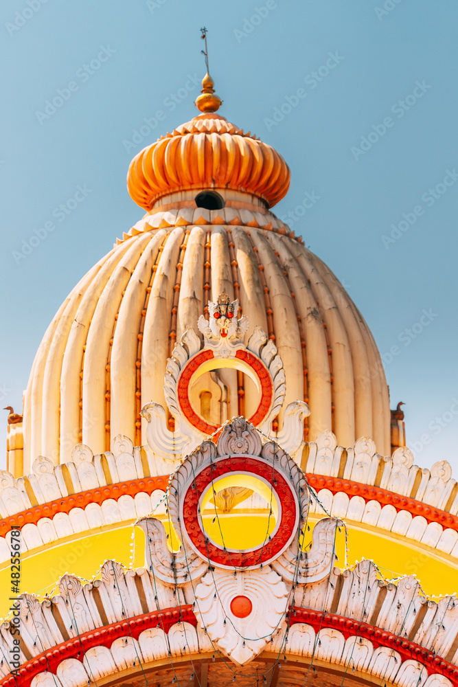Mapusa, Goa, India. The Shree Ganesh Mandir, Ganeshpuri Temple. Famous ...