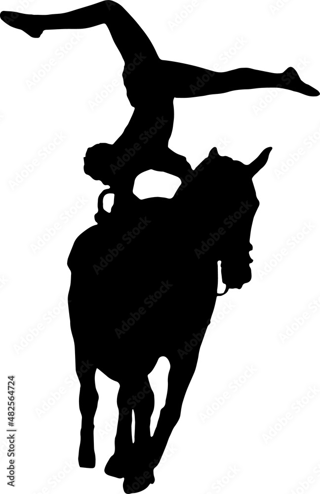 Vaulting Silhouettes Vaulting SVG EPS PNG Stock Vector | Adobe Stock