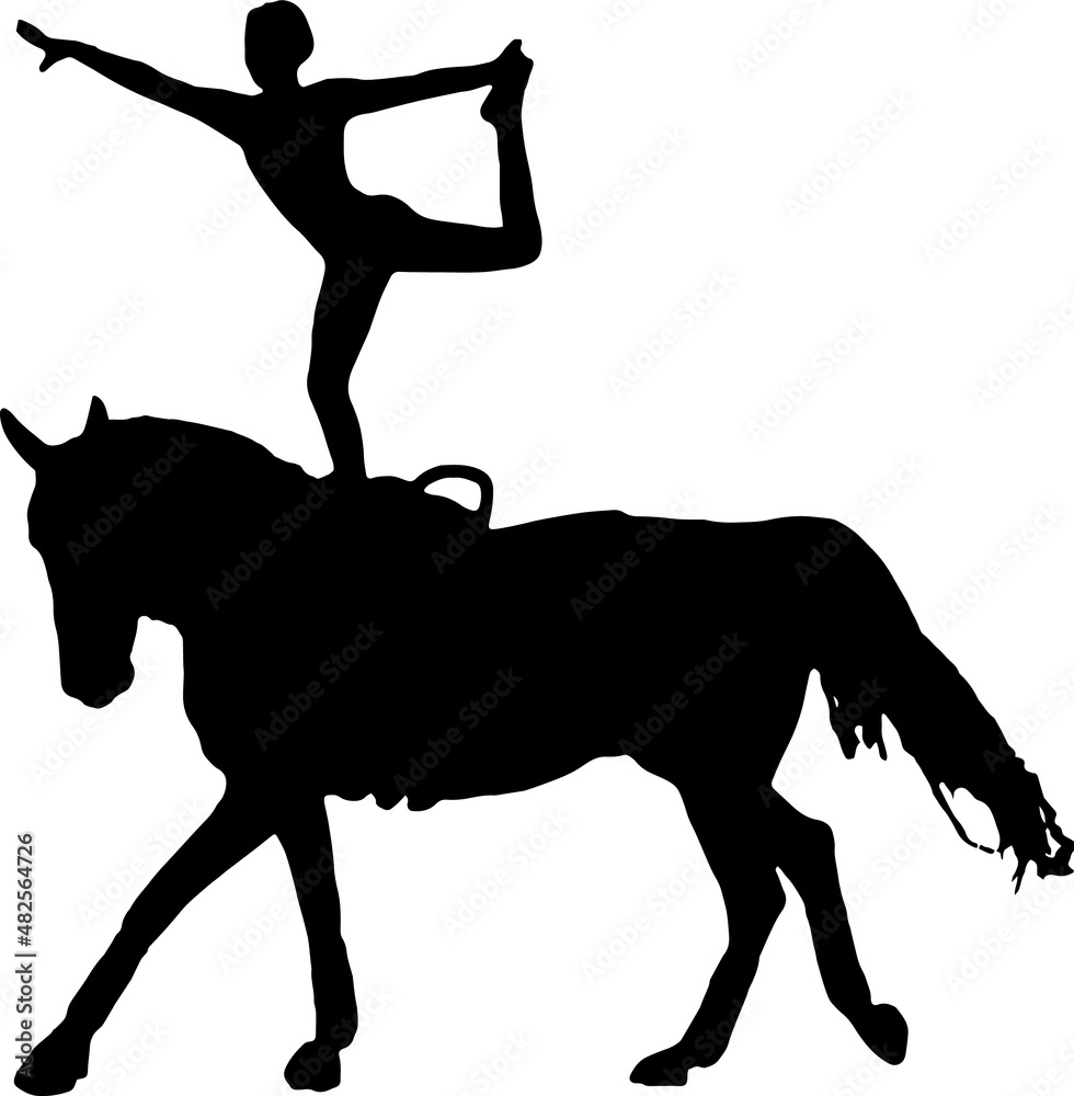 Vaulting Silhouettes Vaulting SVG EPS PNG Stock Vector | Adobe Stock