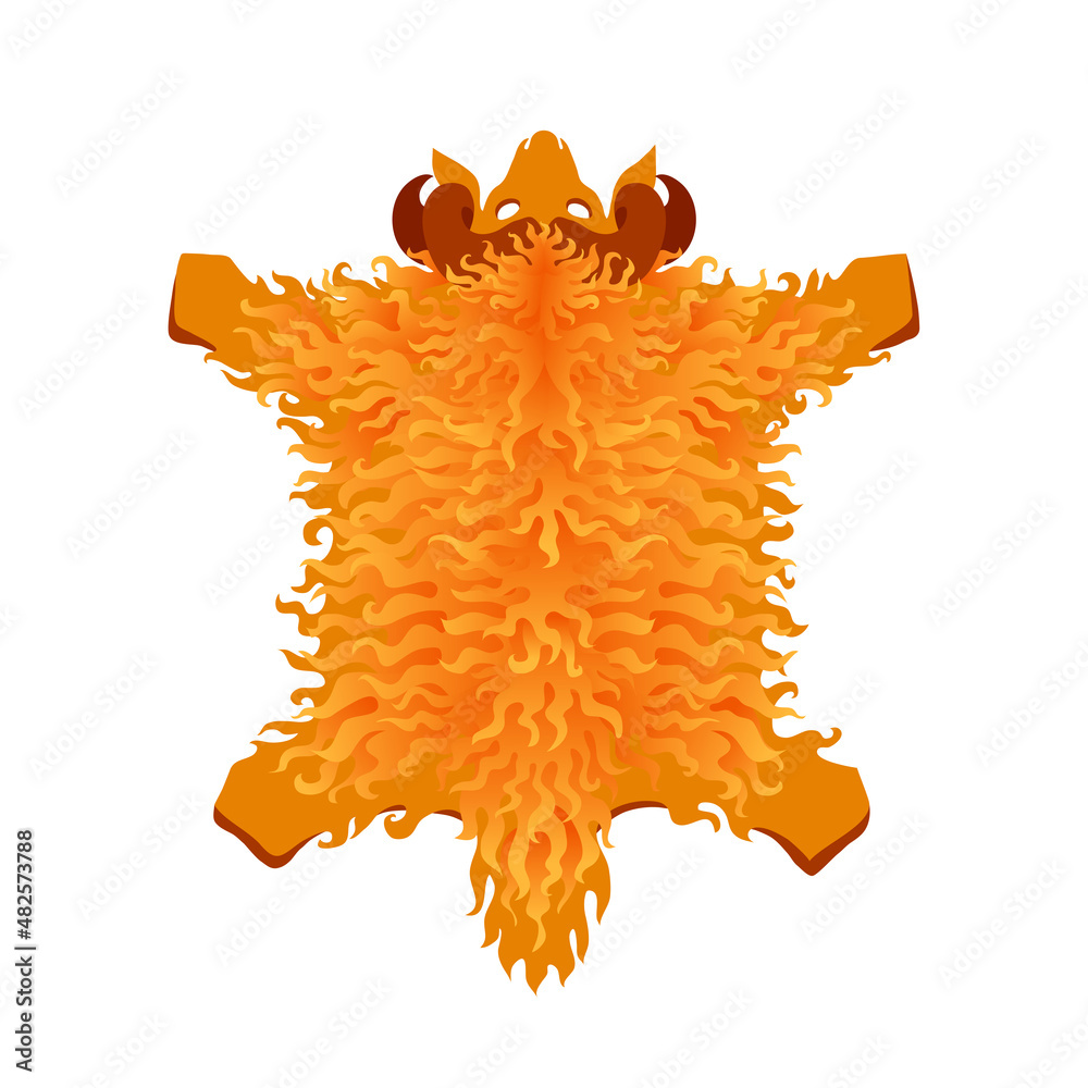 The Golden Fleece. A gift from the gods. A mythological treasure, a ...