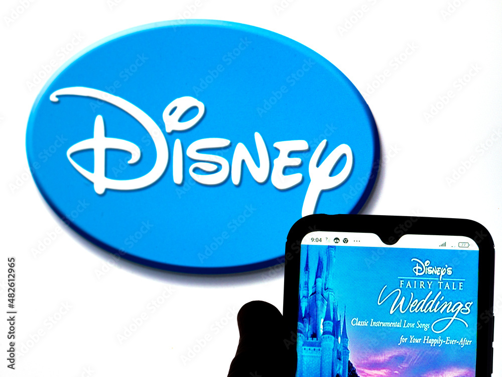 In this photo illustration, the Disney's Fairy Tale Weddings ...