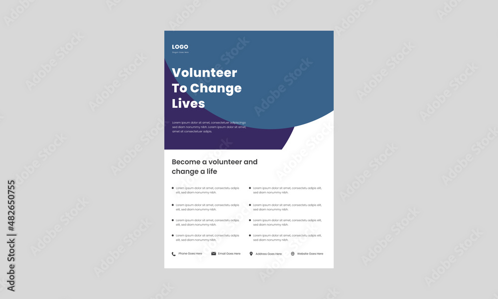 need a volunteer flyer design template. you can help join volunteer ...