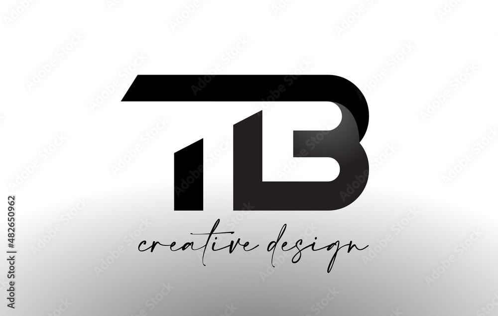 TB Letter Logo Design with Elegant Minimalist Look.TB Icon vector with ...