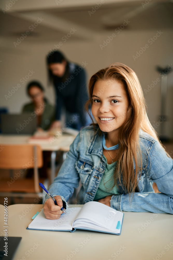High School Writing Class