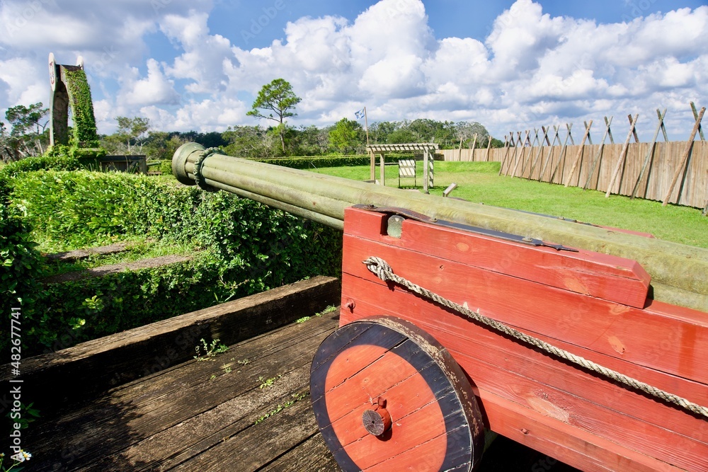 Fort Caroline National Memorial, Florida: Fort de la Caroline ...