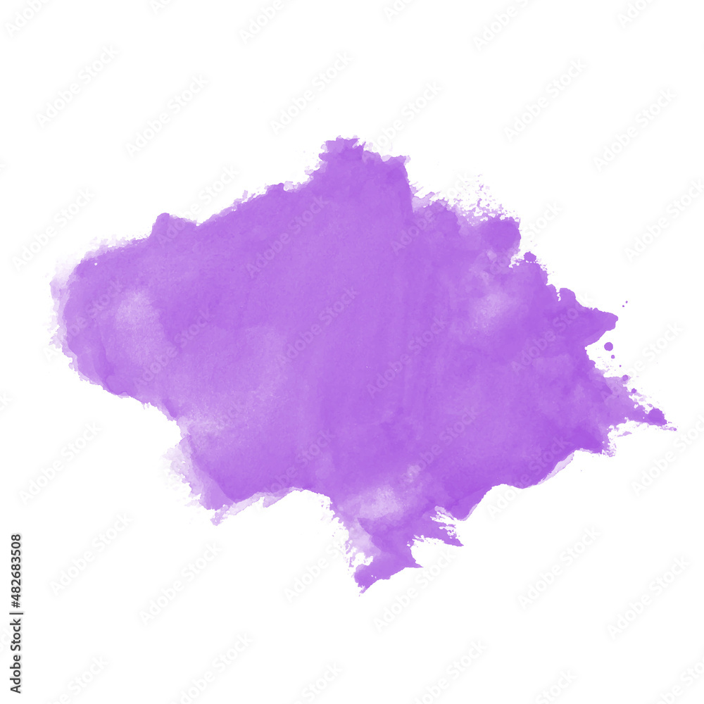 Purple Watercolor Splatter