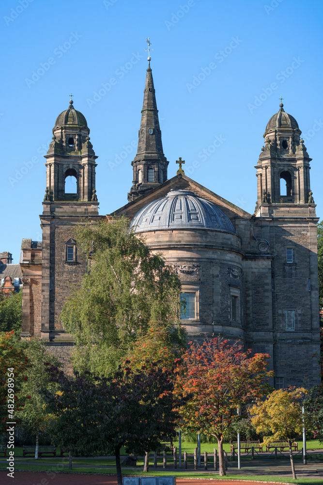 Edinburgh Castle architecture in Scotland, historic landmark for ...