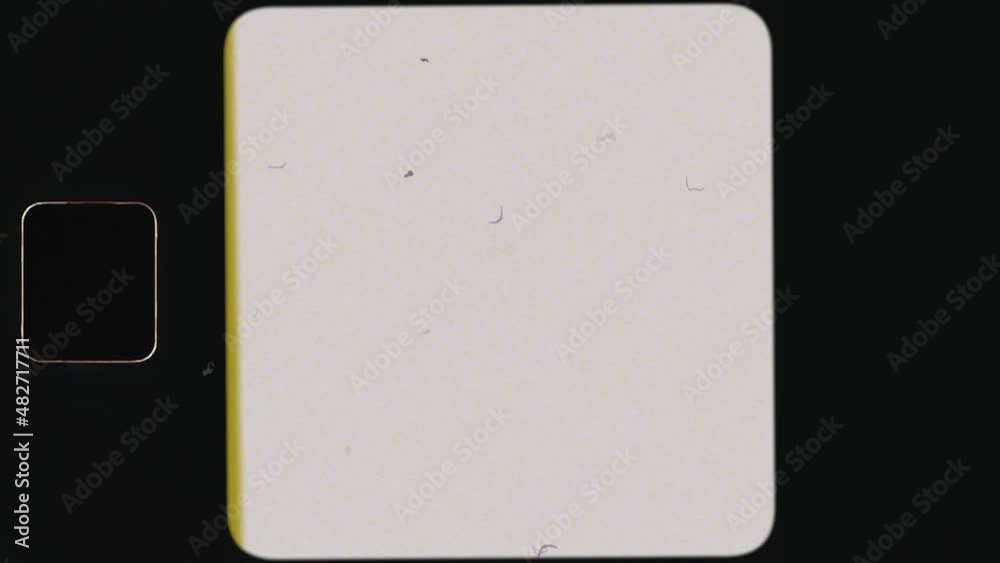 Super 8 frame authentic film scan with sprocket hole and dynamic light ...