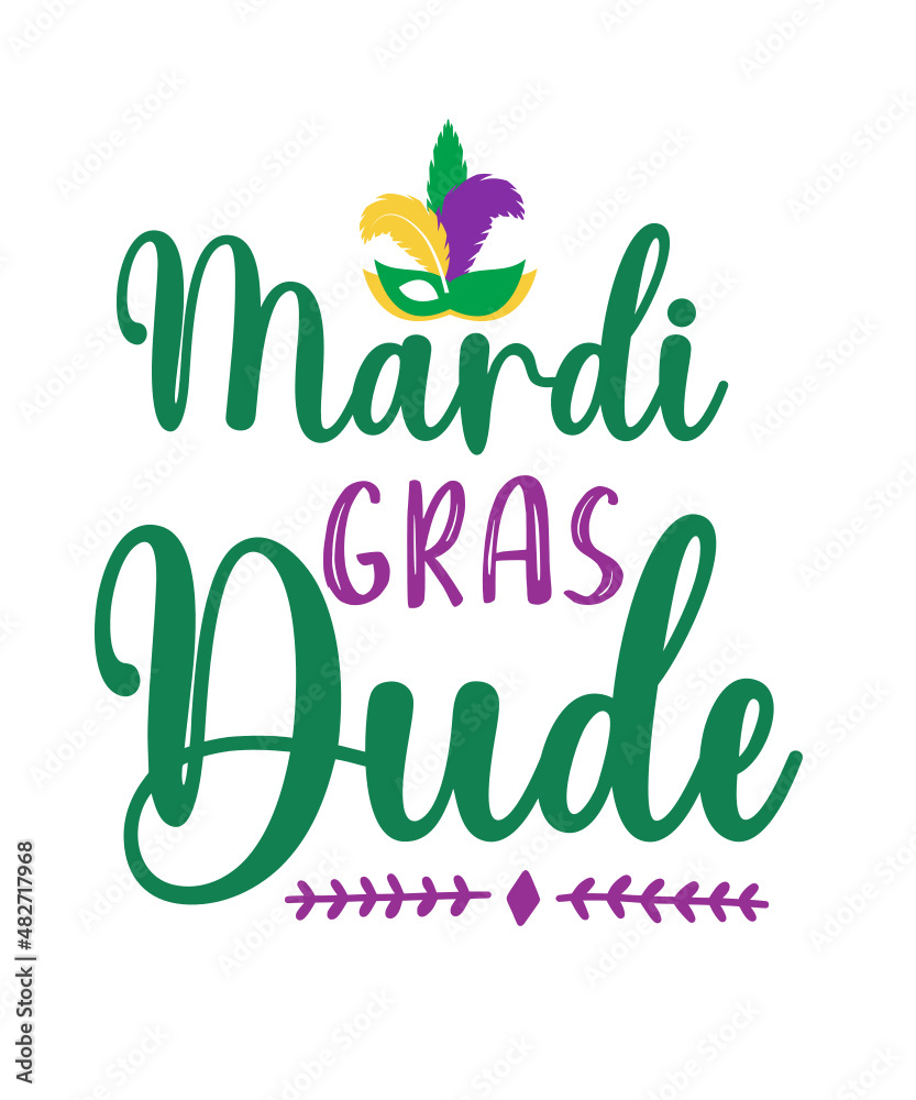Mardi Gras SVG Bundle, PNG Bundle, Fat Tuesday Carnival, Beads Bling ...