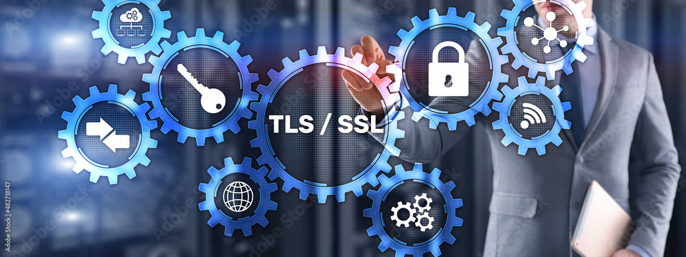 Transport Layer Security. Secure Socket Layer. TLS SSL Stock Photo ...
