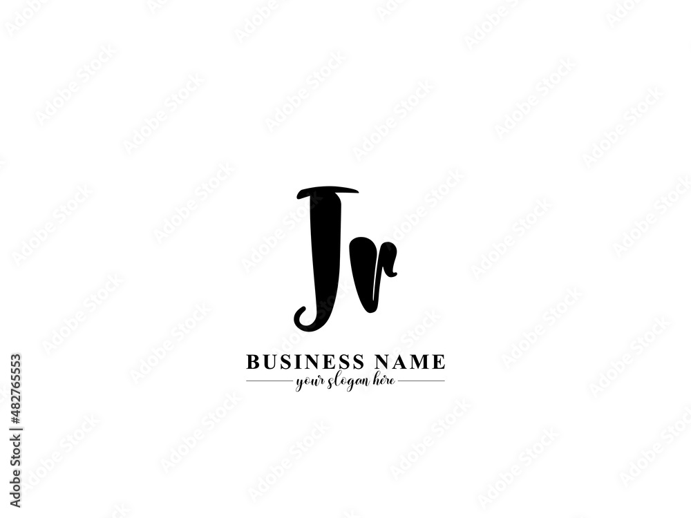 Signature JR Logo Icon, Beautiful Signature jr Logo Image Design For ...
