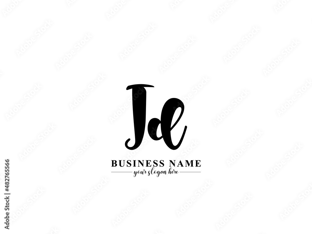 Signature JD Logo Icon, Beautiful Signature jd Logo Image Design For ...