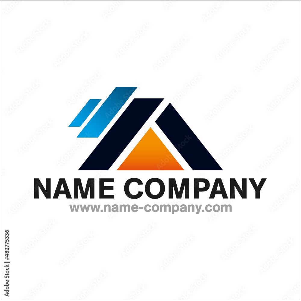 logo artisan couvreur isolation toiture Stock Vector | Adobe Stock