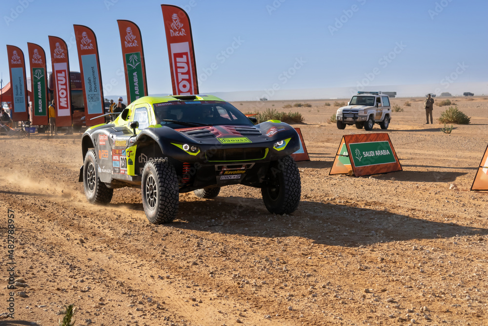 Thadiq, Saudi Arabia - January 6, 2022: CR6 car of the Century Racing ...