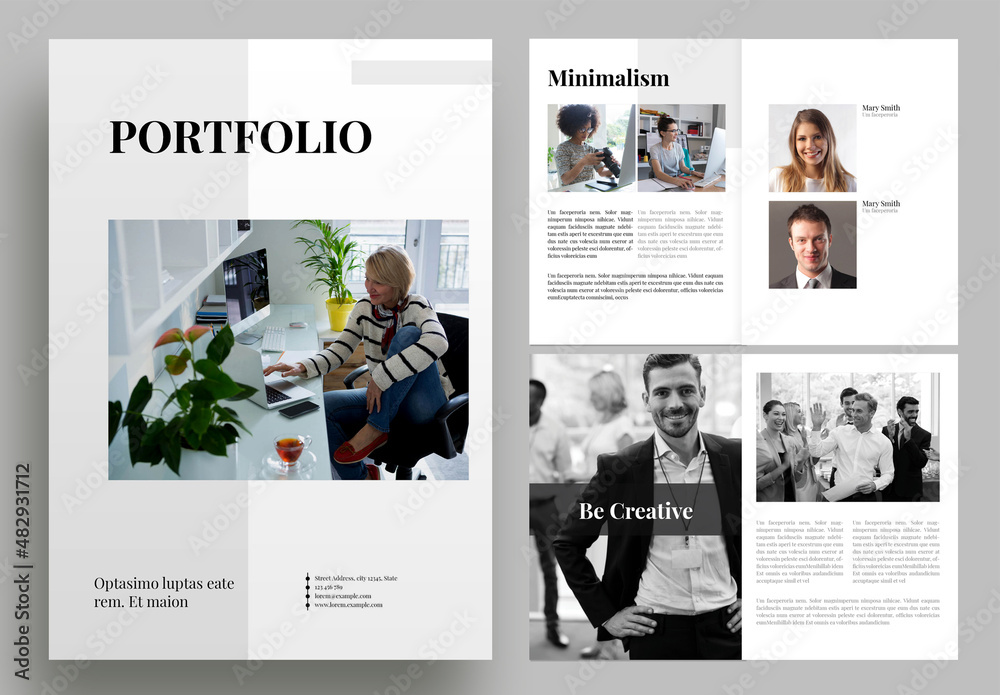 Portfolio Magazine Templates Stock Template | Adobe Stock