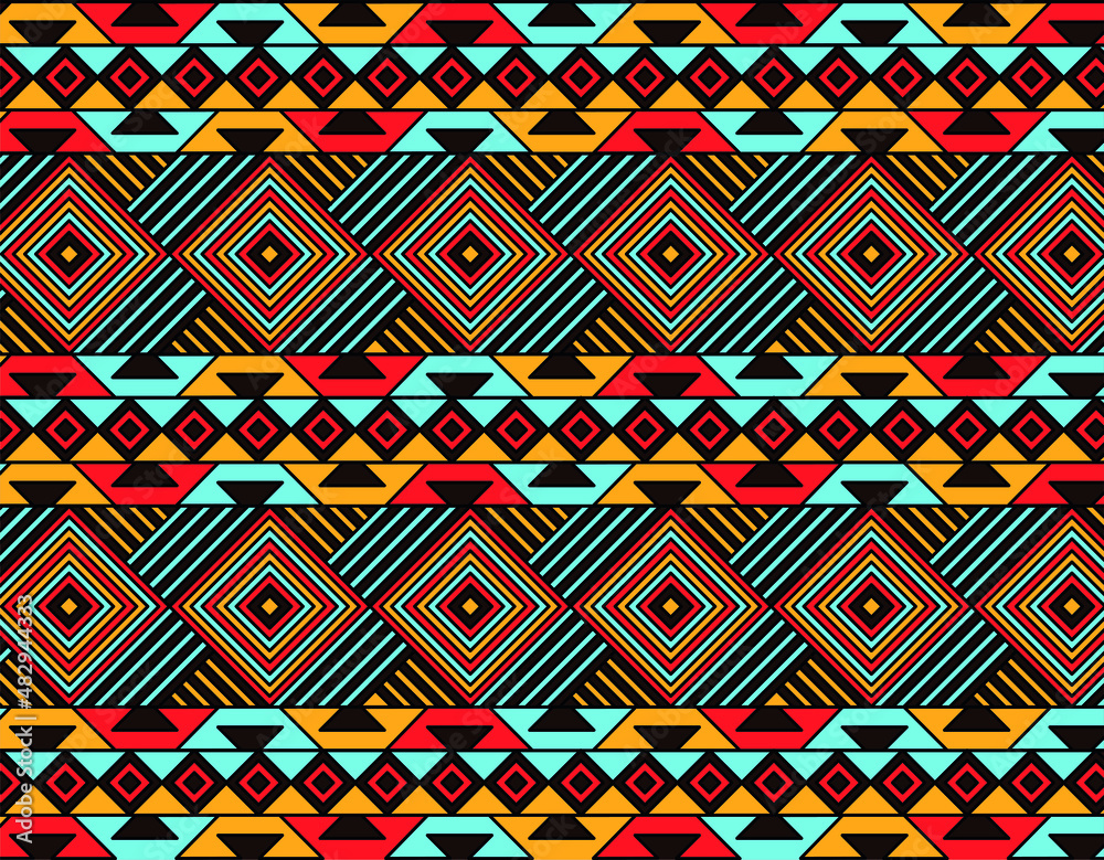 awesome seamless pattern background art based on native colombian ...