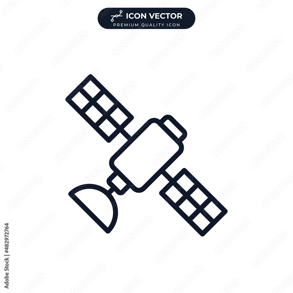 satellite icon symbol template for graphic and web design collection ...