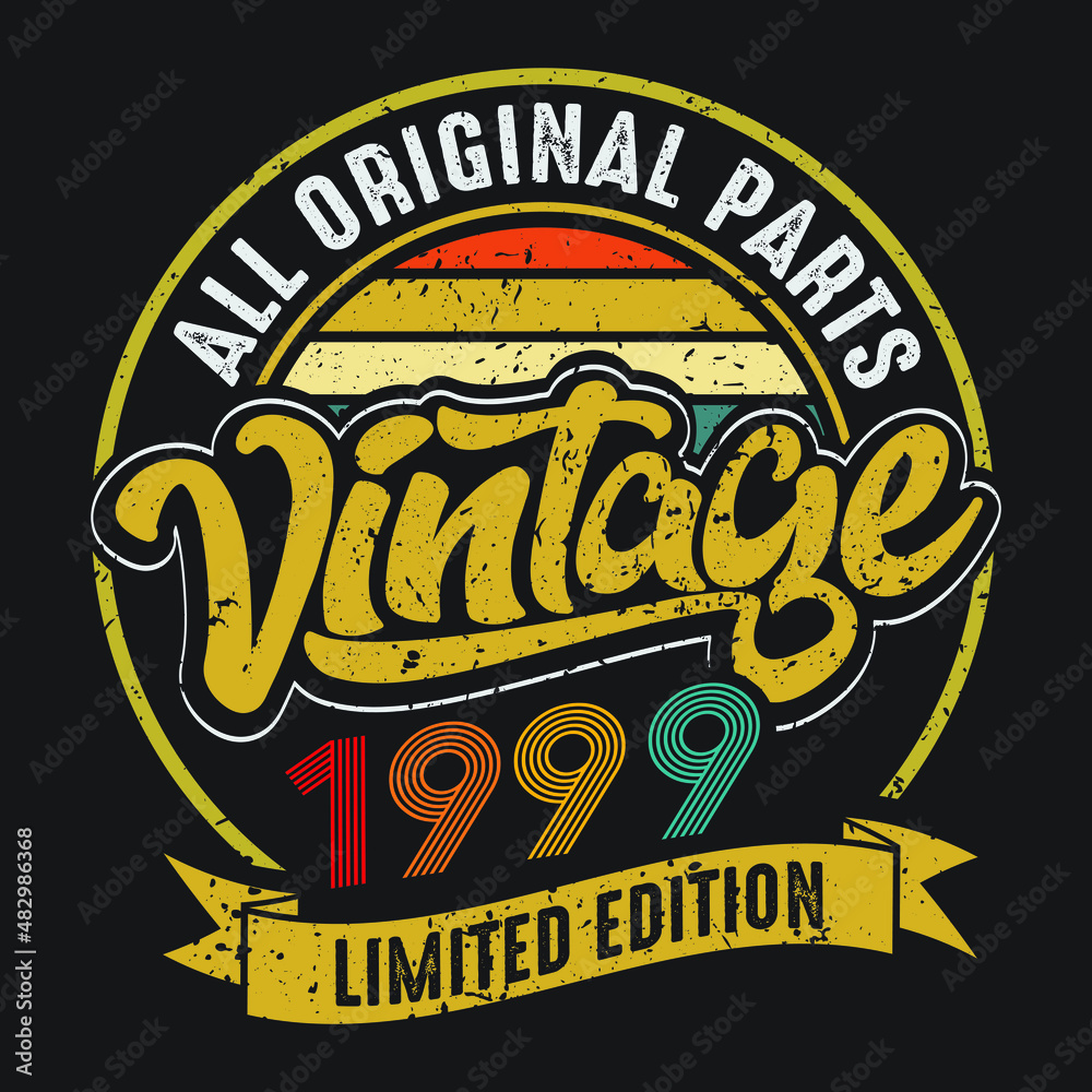 Vintage 1999 all original parts limited edition retro birthday ...