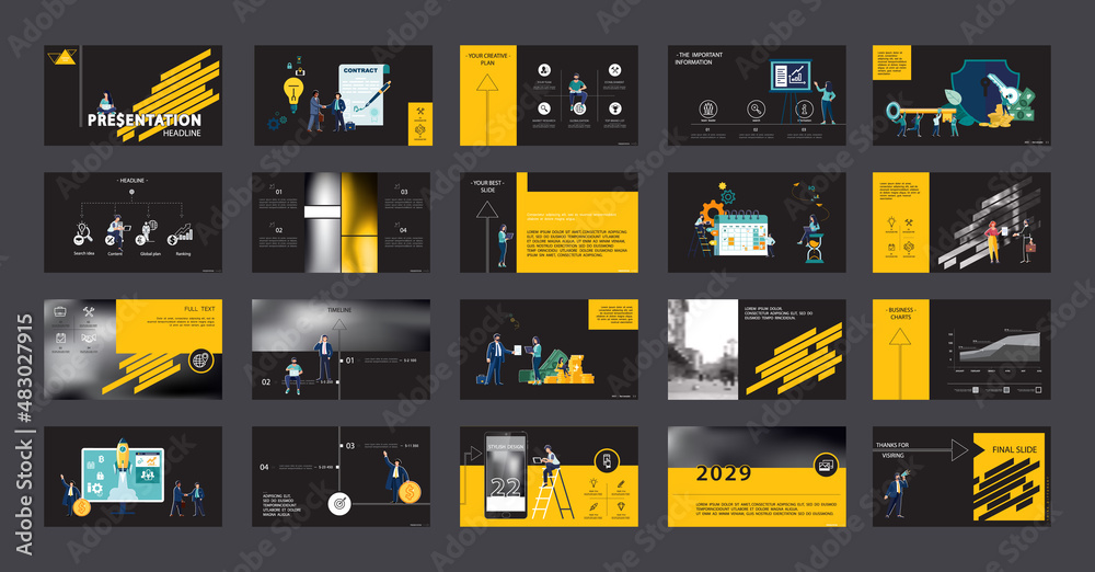 Graphic Design Project Presentation, powerpoint. Infographic Slide ...