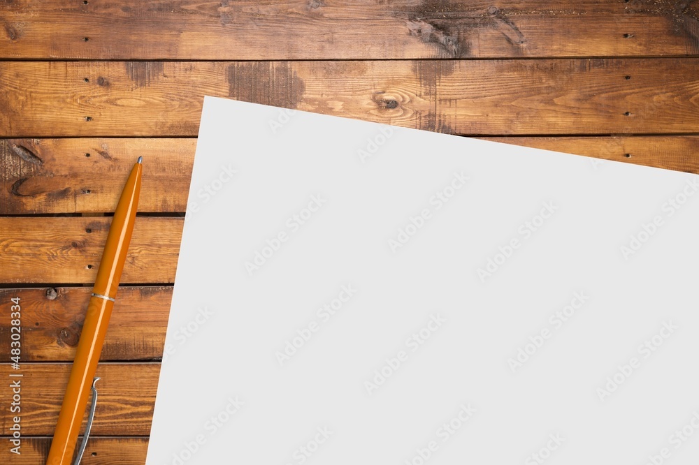 planner of goals and plans for 2022 concept, a sheet of paper, planning ...