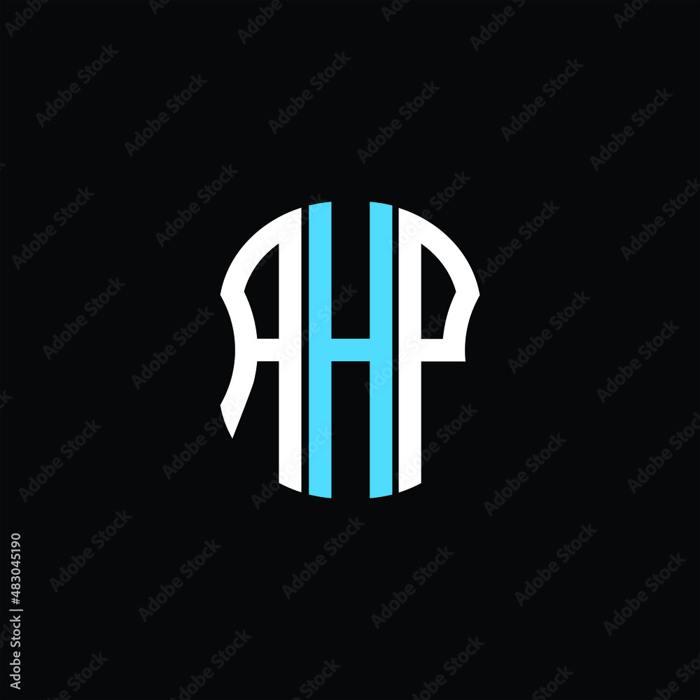 AHP letter logo creative design. AHP unique design Stock Vector | Adobe ...