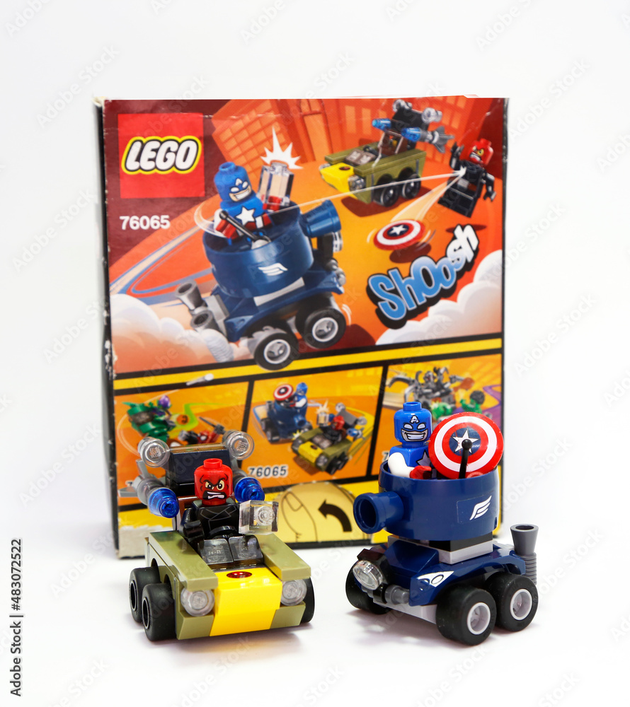 Lego Marvel. Super Heroes Mighty Micros: Captain America vs Red Skull ...