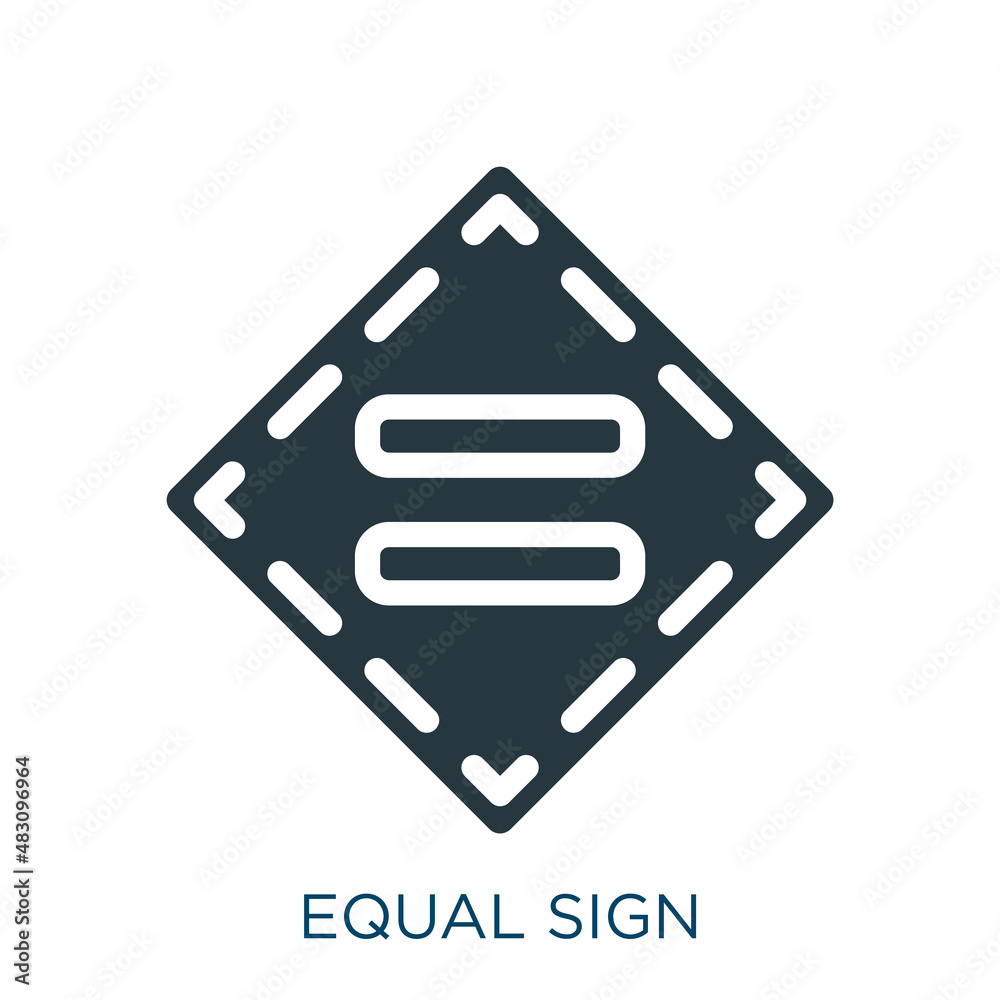 equal sign vector icon. equal sign, justice, equality filled icons from ...