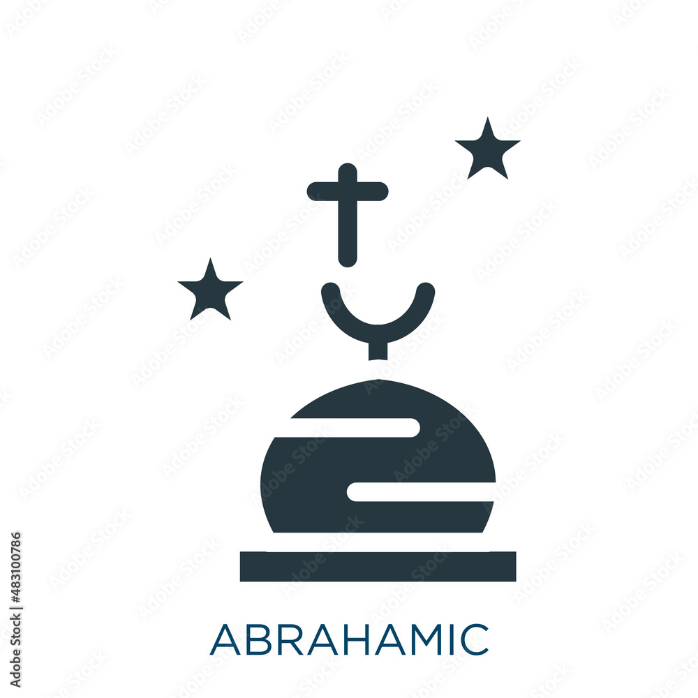 abrahamic vector icon. abrahamic, abraham, america filled icons from ...