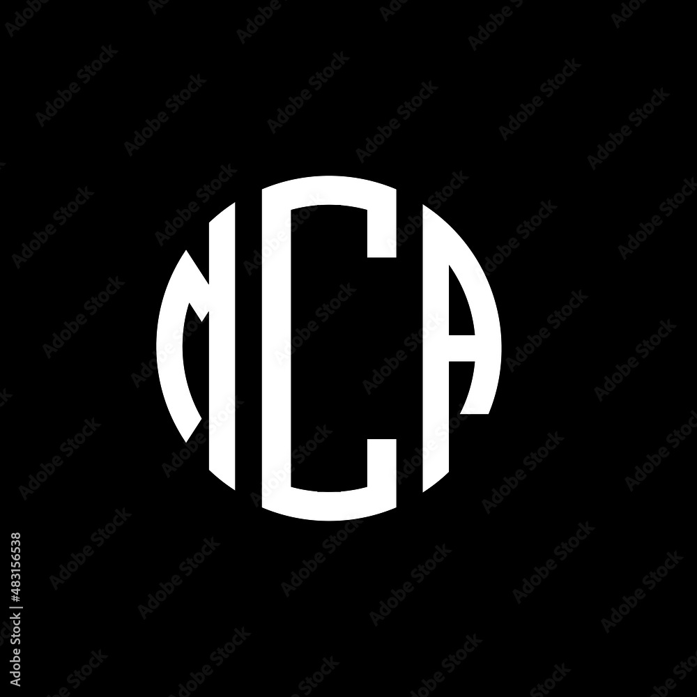 Mca Letter Logo Design Mca Modern Letter Logo With Black Background Mca Creative Letter Logo