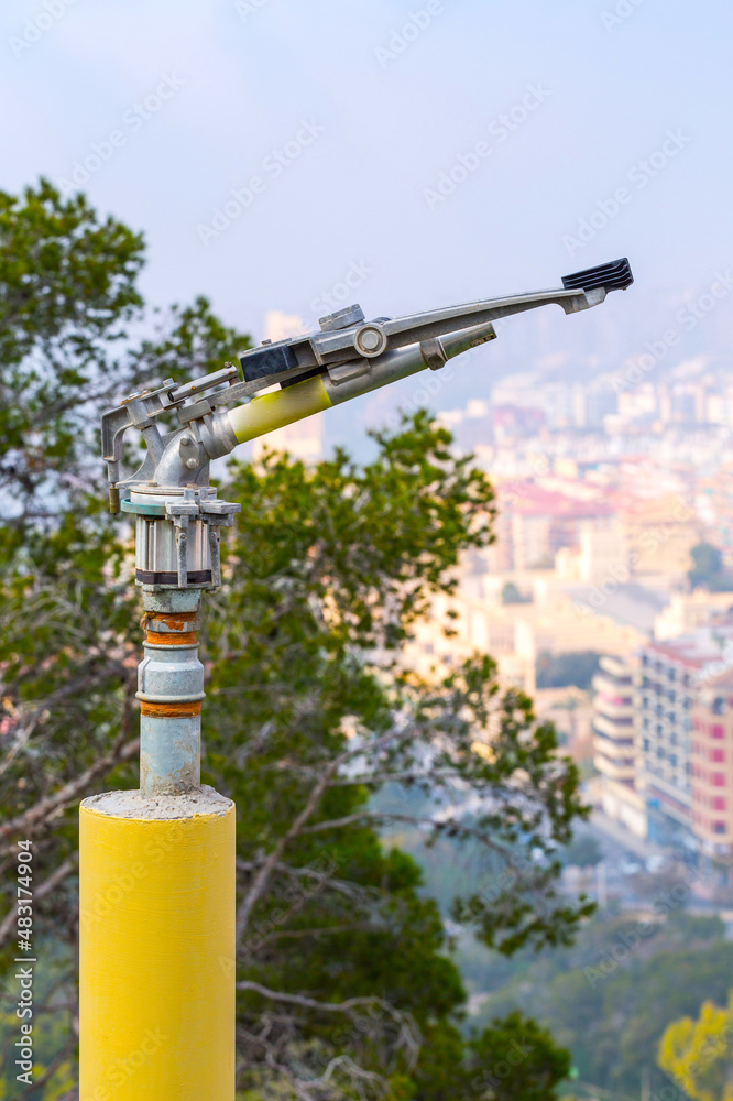 Fire sprinkler with a nozzle valve incorporated. An heavy-duty part of ...