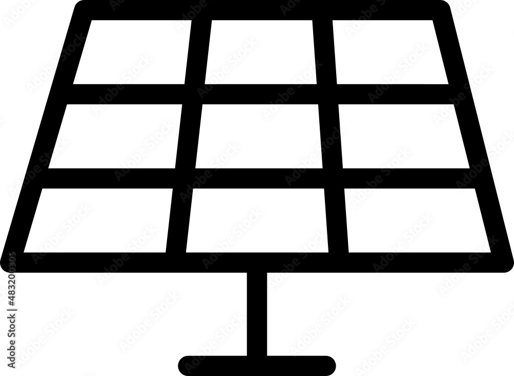 solar cell icon Stock Vector | Adobe Stock