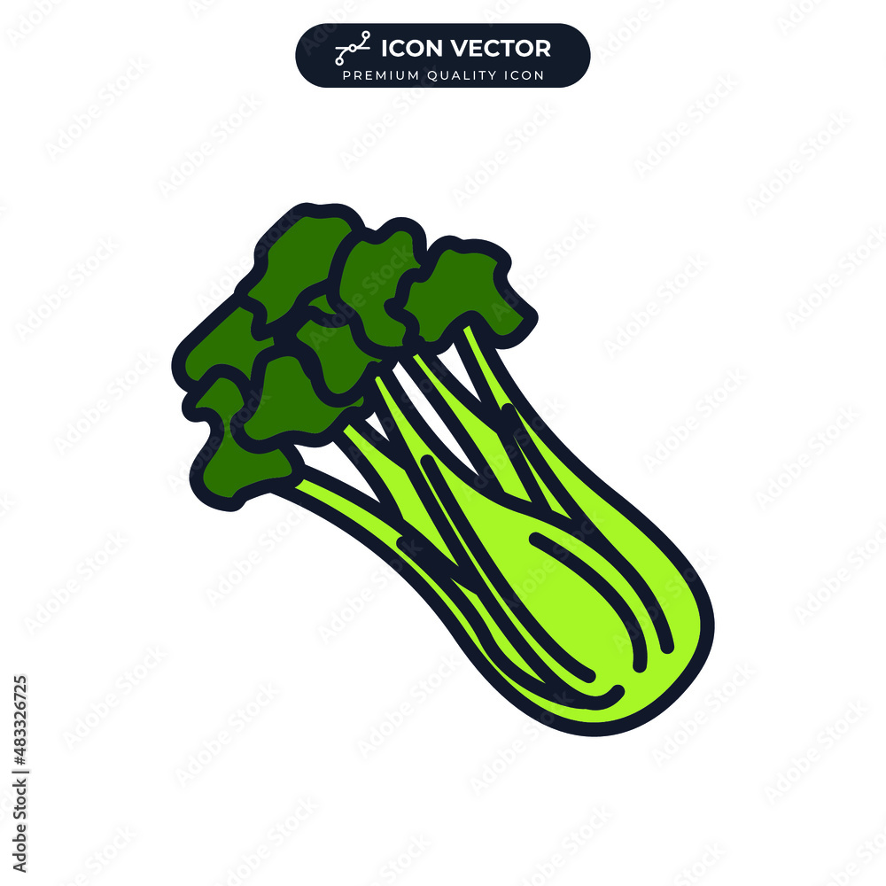 Celery icon symbol template for graphic and web design collection logo ...