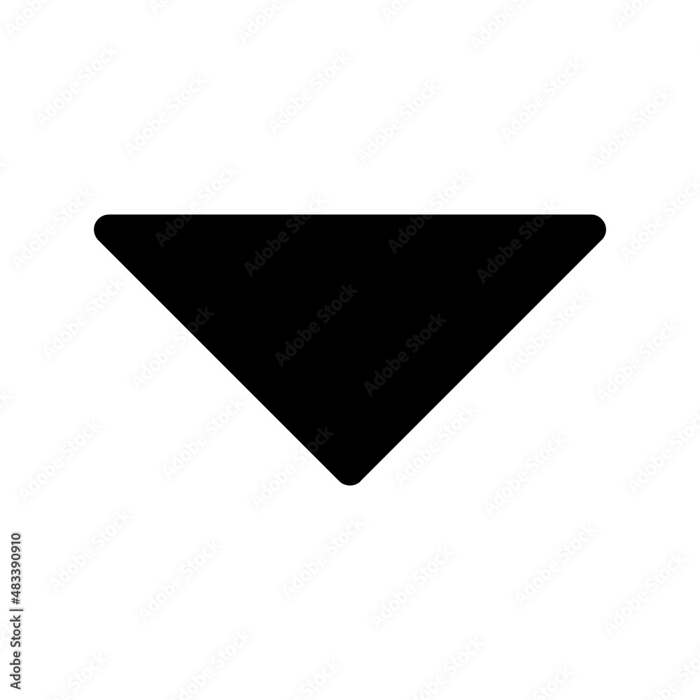 Down Arrow Icons Stock Vector | Adobe Stock