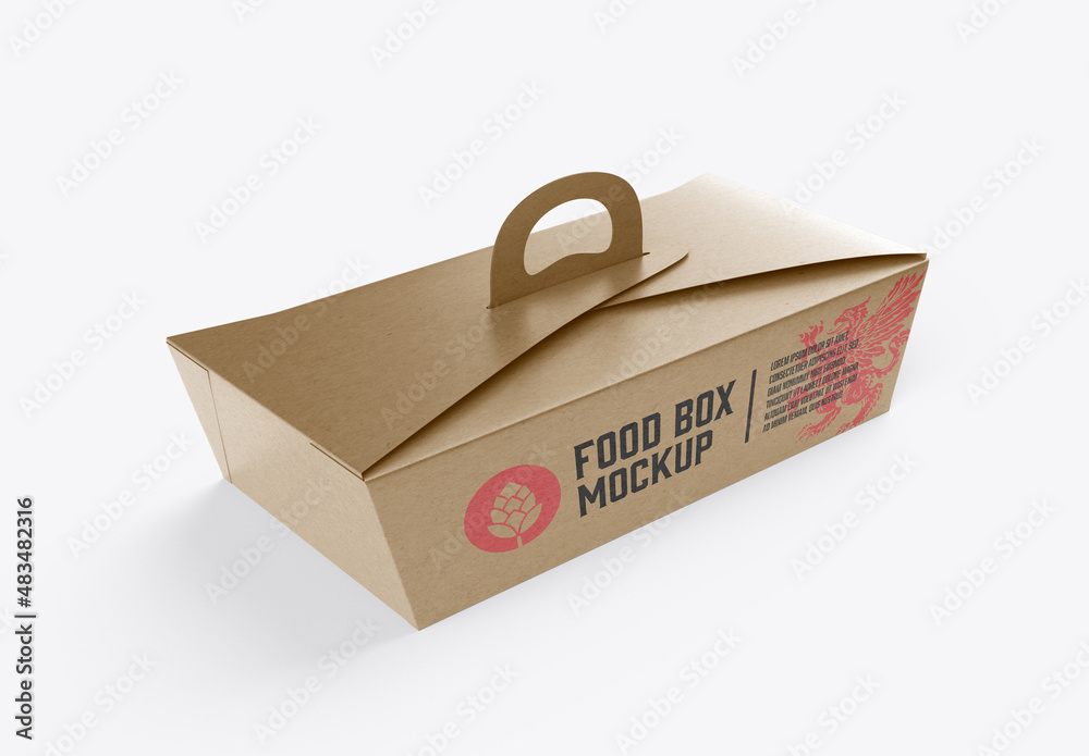 Food Box Mockup Stock Template | Adobe Stock